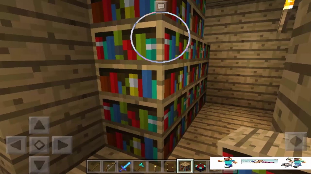 EGE-MİNECRAFT-kütüphane yaptık - YouTube