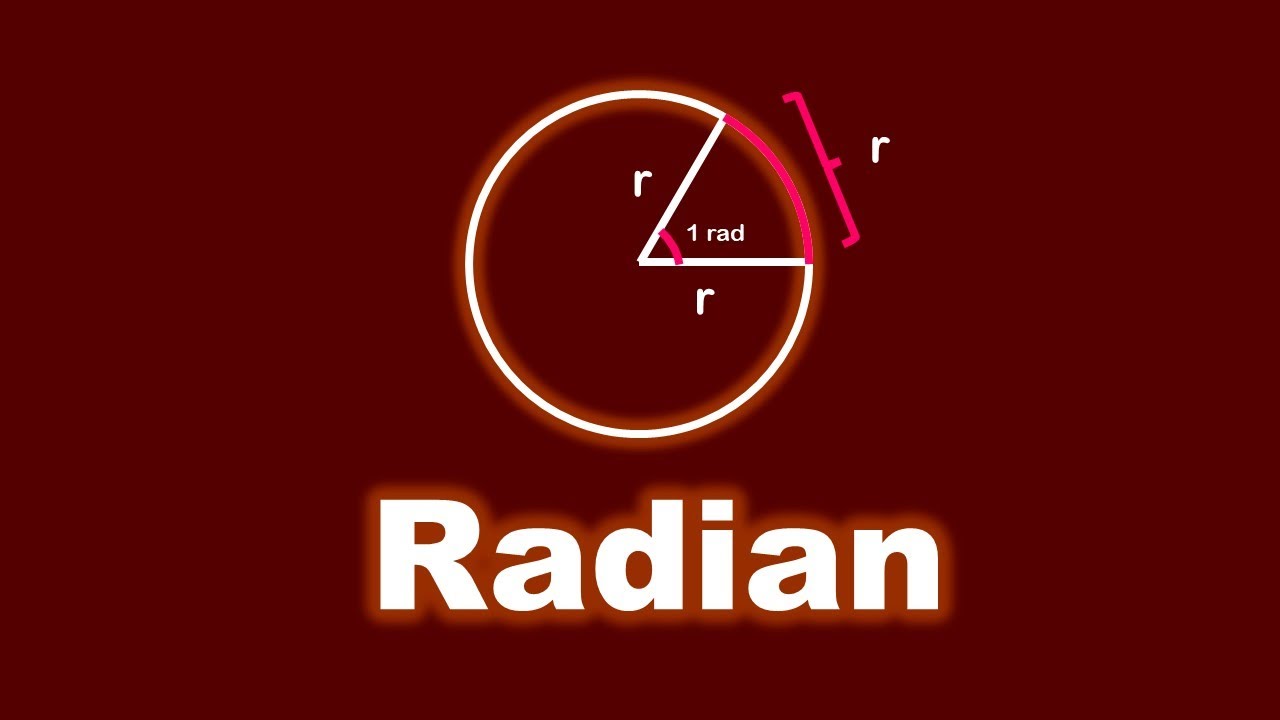 What is radian। relationship between radian & degrees - YouTube