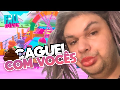 CAGUEI DE LIVE ABERTA, SEM QUERER 💩 | Fall Guys