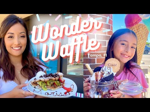 Trying Tampa W/ Ava: Wonder Waffle - YouTube