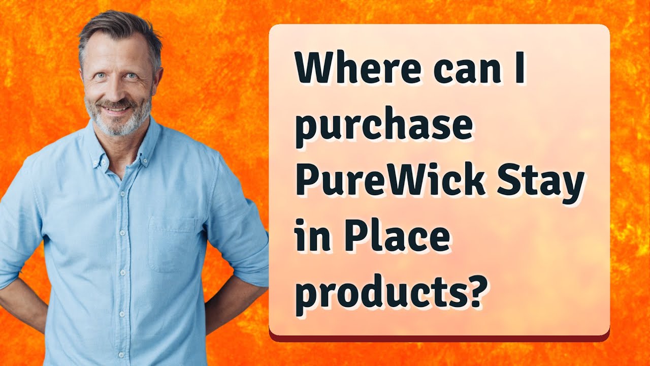 Where can I purchase PureWick Stay in Place products? - YouTube