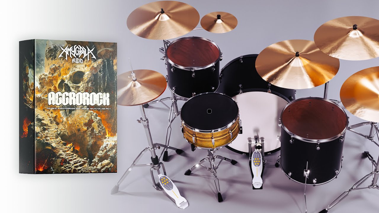 Aggrorock - GGD One Kit Wonder Aggressive Rock | Drum Mix Template For ...