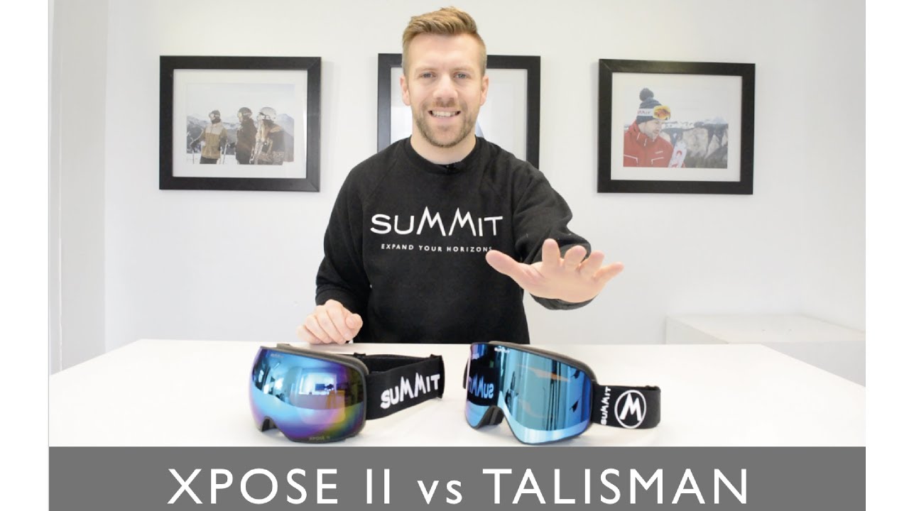 Summit Goggles - Xpose II vs 2018 Talisman - YouTube