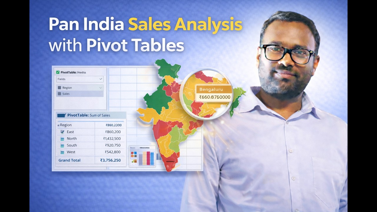 Pan India Sales Analysis with Pivot Tables 🥘📊 #PivotTable #ExcelTips # ...