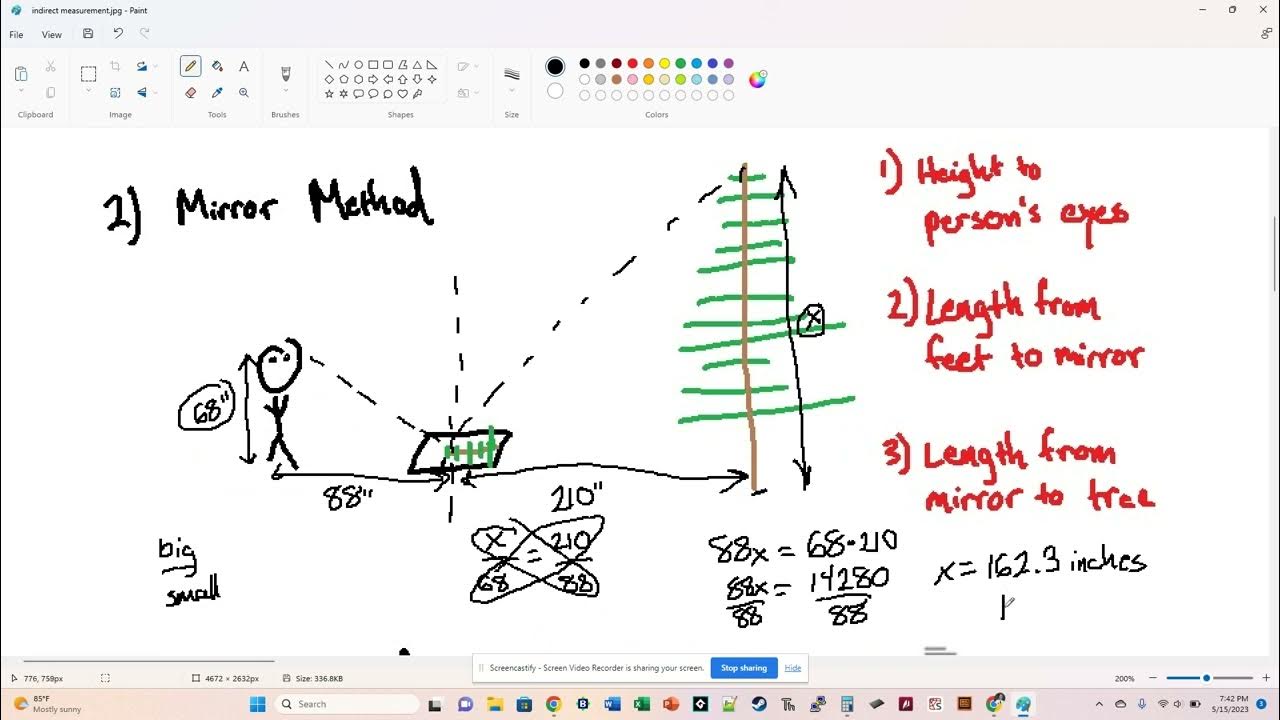 Indirect Measurement Project - YouTube
