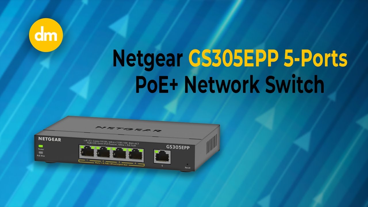 GS305EPP-100NAS - Netgear GS305E 5-Port Gigabit Ethernet Network Switch ...