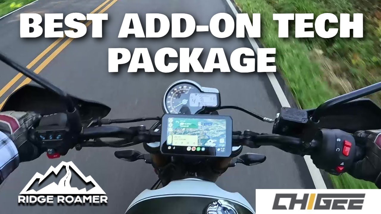 Triumph Scrambler 400X Gets Chigee AIO-5 Lite Tech Package with Nav ...