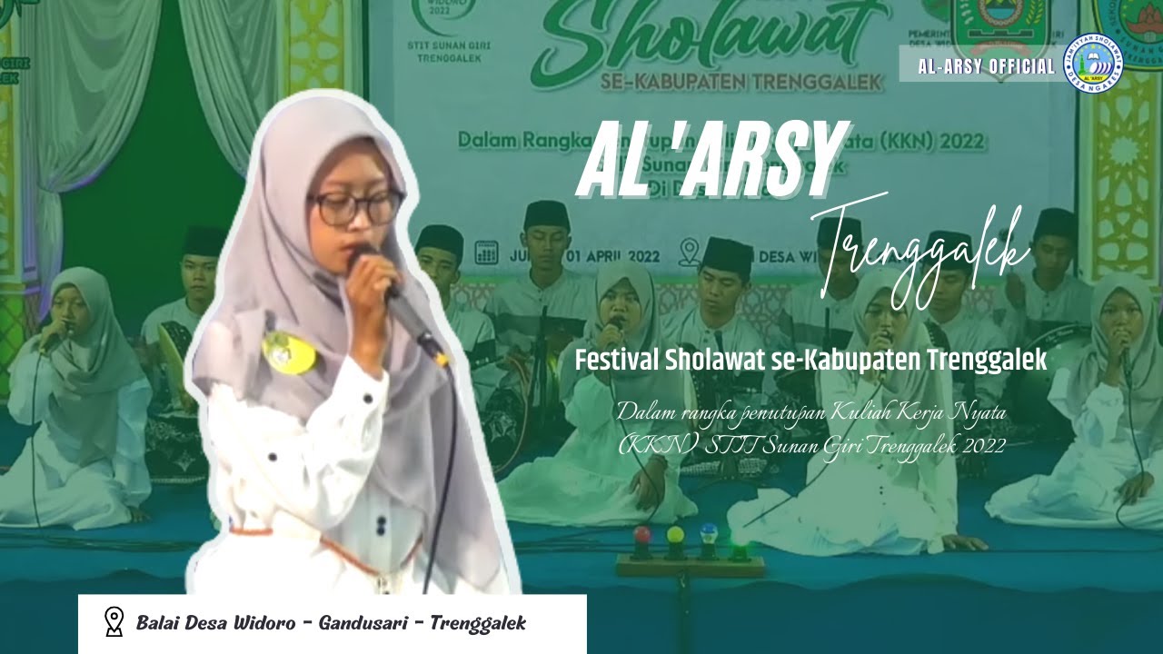 Al 'Arsy Trenggalek | Festival Sholawat KKN STIT Sunan Giri Trenggalek ...