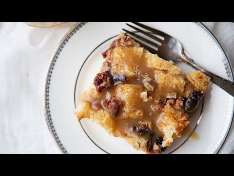 Cherry Pecan Bread Pudding Recipe - YouTube