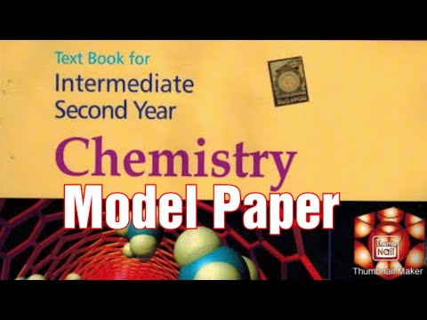 Senior Inter Chemistry Model Paper/TSBIE ... - YouTube