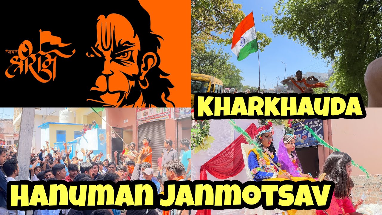 Hanuman Janmotsav 🚩Kharkhauda #188 @Harshworld.11 - YouTube