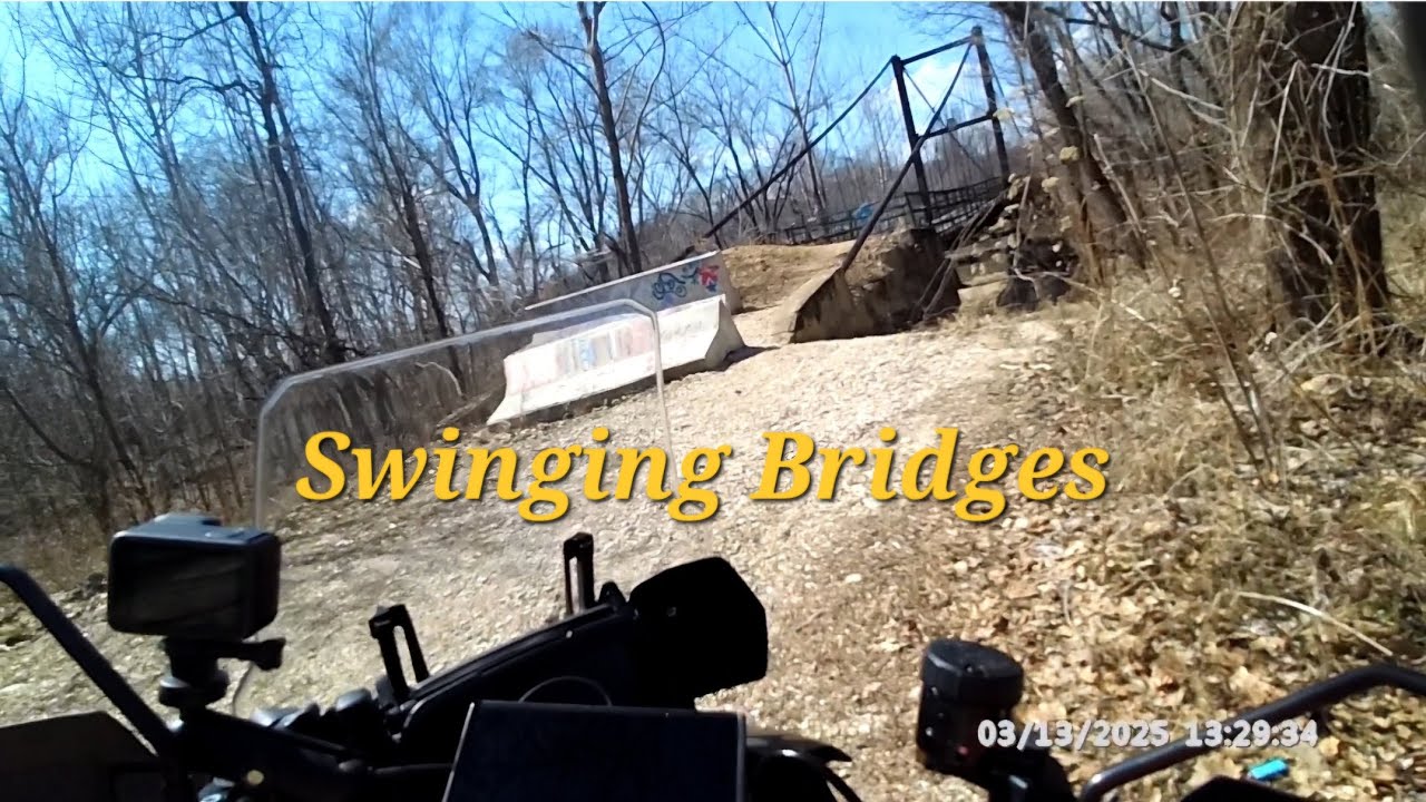 Swinging Bridges Brumley Missouri/ Harley-Davidson Pan America Special ...