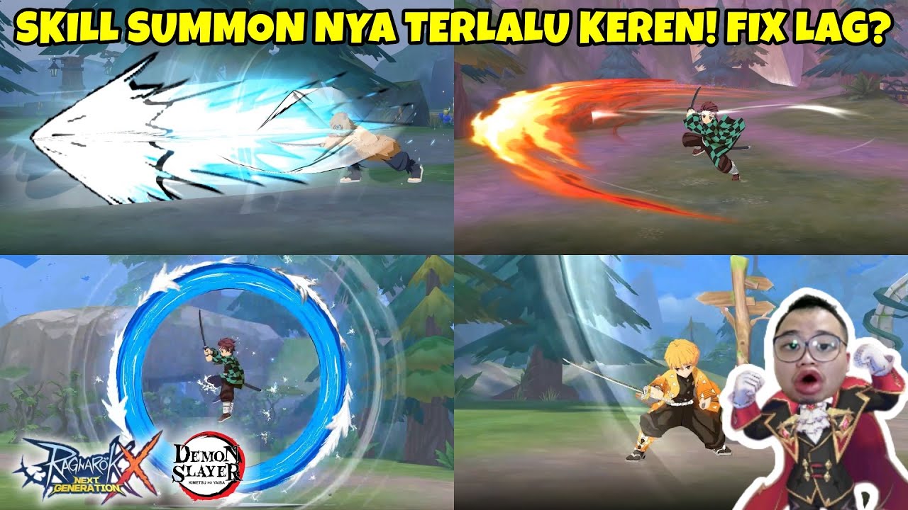 BOCORAN EFEK SKILL SUMMON DAN KOSTUM EVENT DEMON SLAYER! RAGNAROK X ...