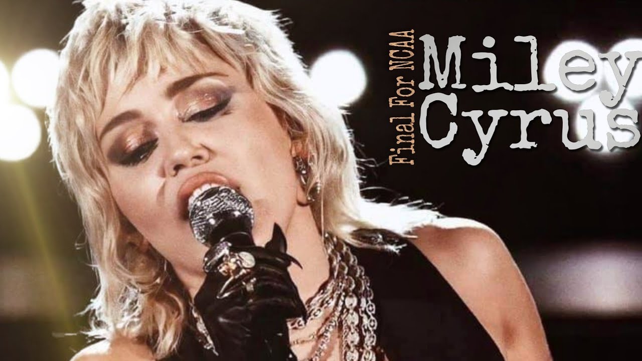 Miley Cyrus - Edge of Midnight ( Final Four NCAA) - YouTube