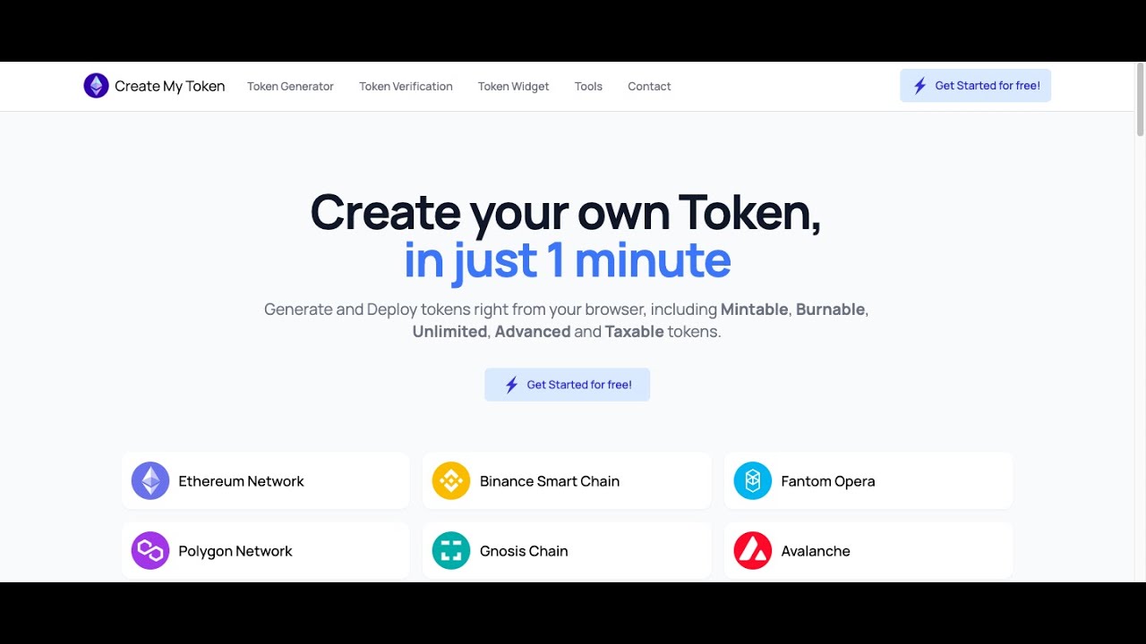 CreateMyToken.com Review - Legit Token Creator - YouTube