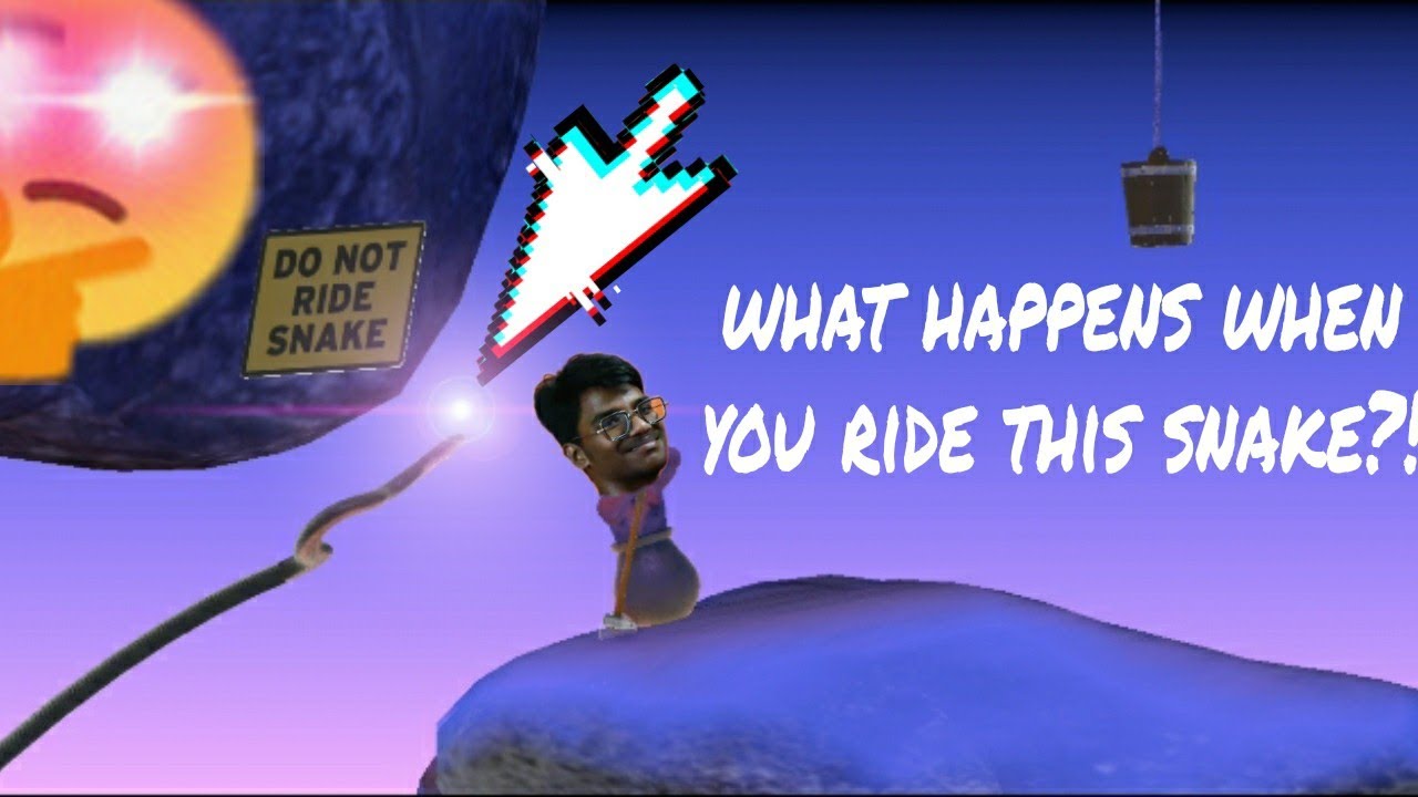 what happens when you ride this snake?!|getting over it|#10 # ...