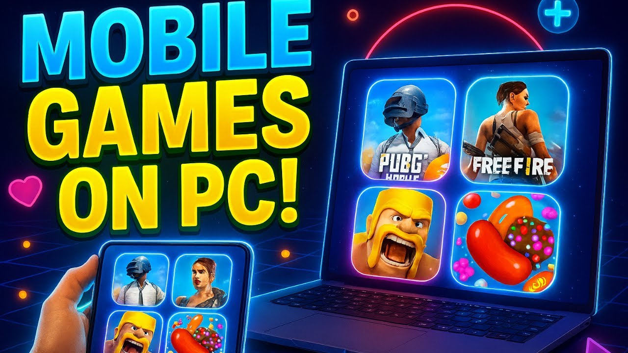 How to Play Mobile Games on PC | Easy Method 2025 - YouTube