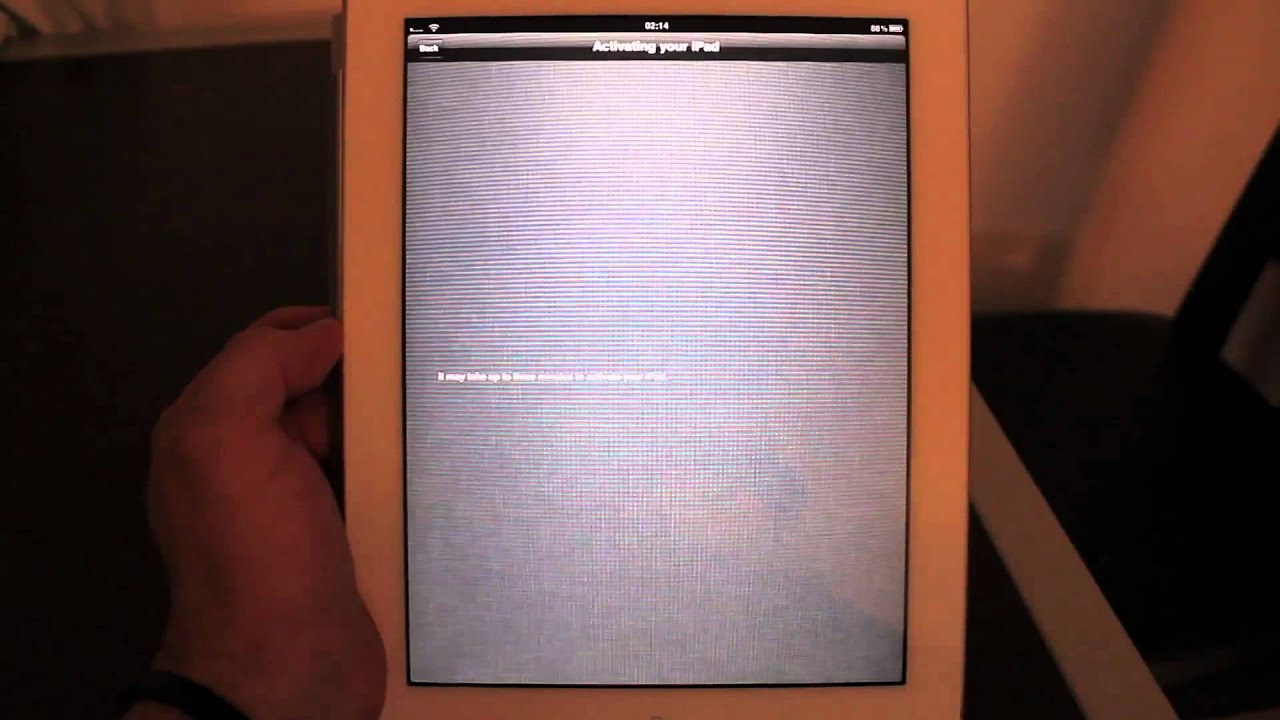 iOS 5 Activation on iPad 2 by ipaditalia - YouTube