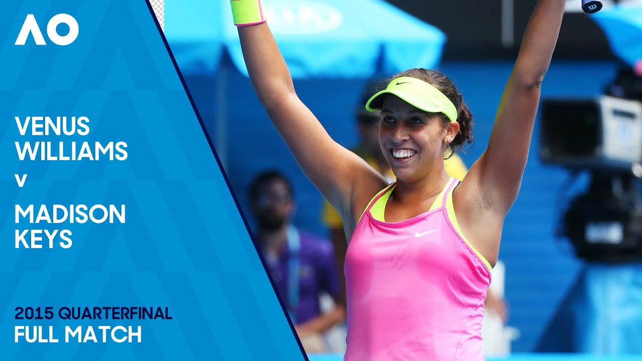 Venus Williams v Madison Keys Full Match | Australian Open 2015 ...