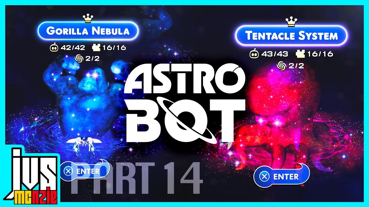 ASTRO BOT - Tentacle System + Gorilla Nebula Challenges (All Bots, Puzzle Pieces, Lost Void ...