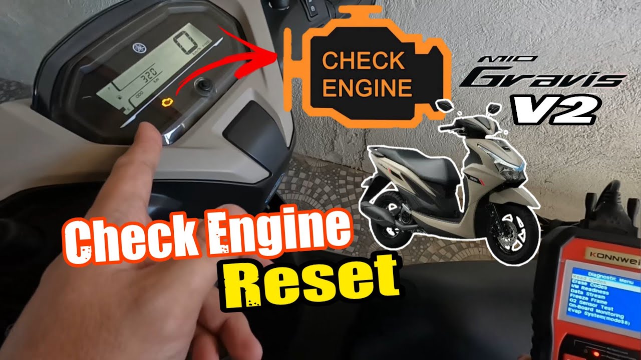 Yamaha Mio Gravis 2024 V2, Paano Mag Reset ng Check Engine | Motopaps ...