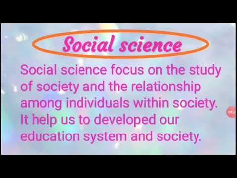 Social science and it's components - YouTube