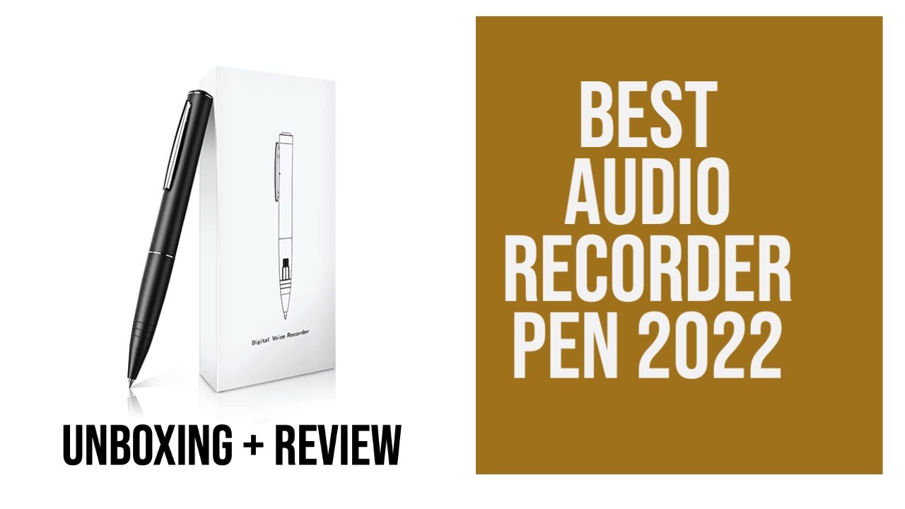 Best Audio Recorder Pen 2022 - YouTube