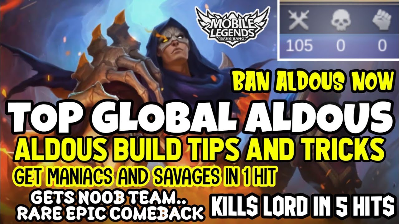 Aldous Builds Tips And Tricks || Aldous Gameplay || Aldous Mobile ...