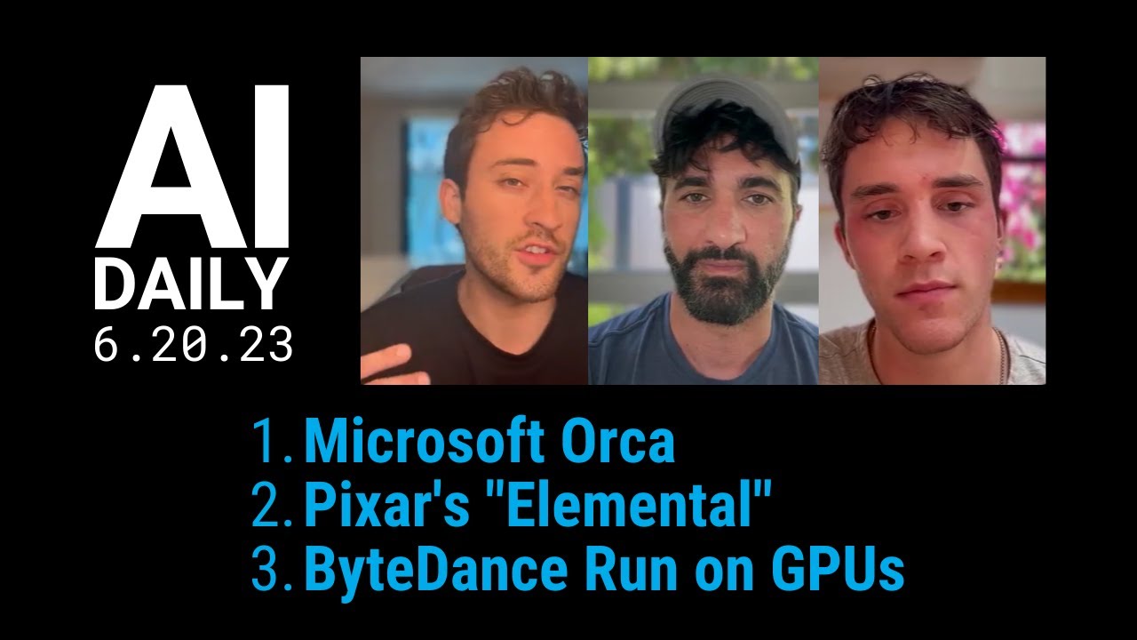 Pixar "Elemental", Microsoft Orca, & ByteDance GPU Run - YouTube