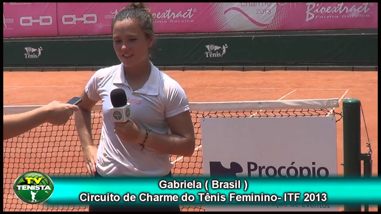 Gabriela Ce - Circuito Charme de Tênis 2013 - YouTube