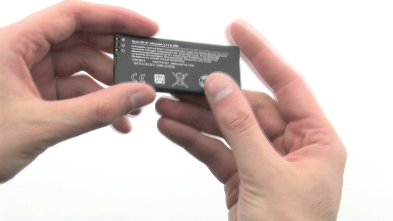 Nokia 1650mAh Standard Battery for Lumia 820 - YouTube