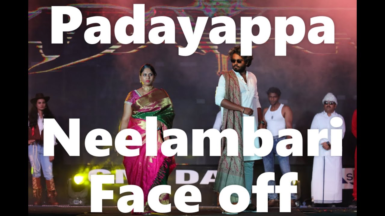 Padaiyappa Vs Neelambari | Face off | SLB CMI 2022 FASHION SHOW ...