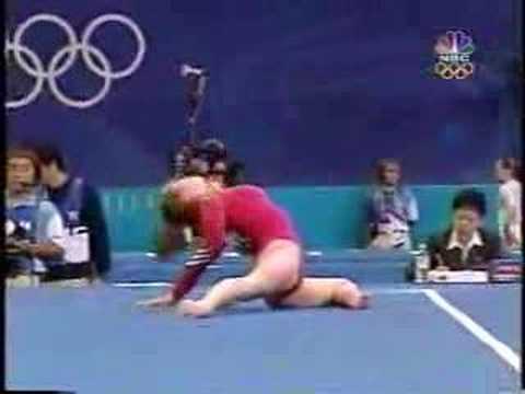 Elise Ray - 2000 Olympics Team Prelims - Floor Exercise