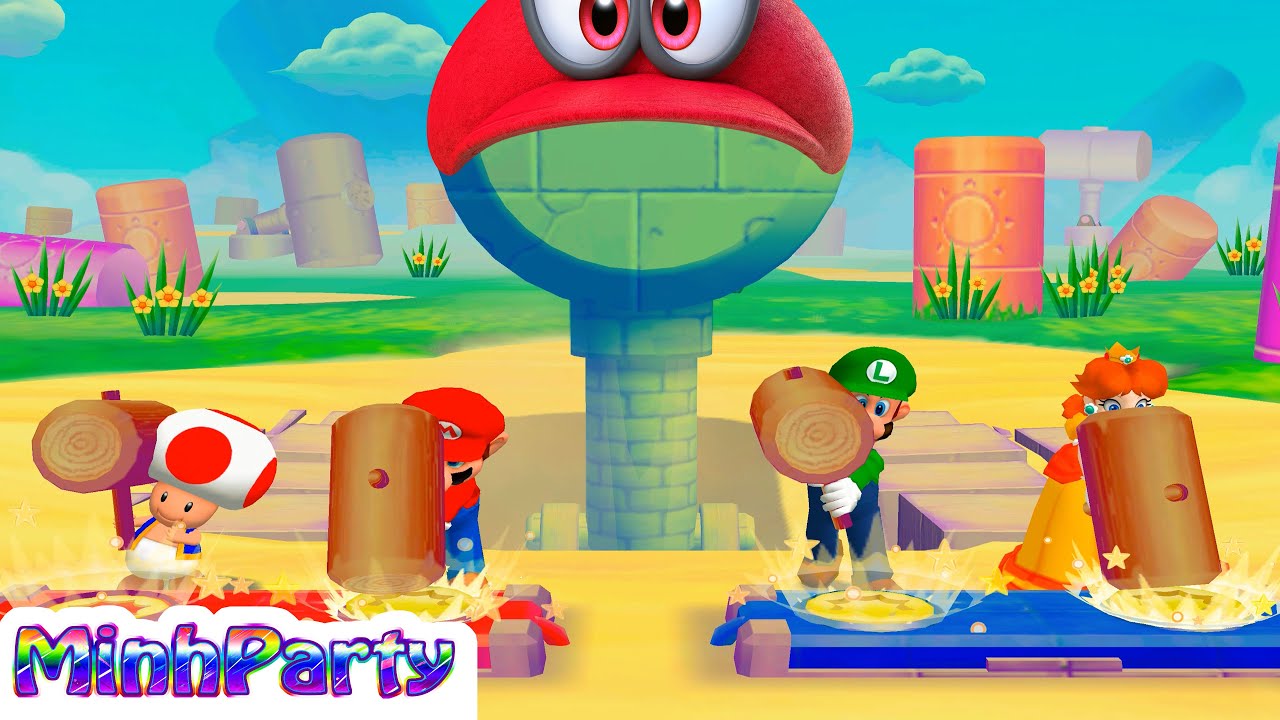 Mario Party 5 Toad Vs Mario Vs Luigi Vs Daisy Gameplay - YouTube