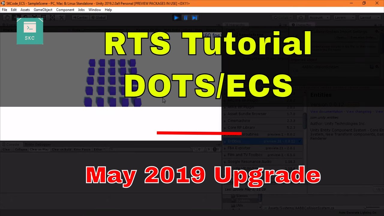 Making An Rts With Dots Ecs Upgrading Our Project Youtube 3687
