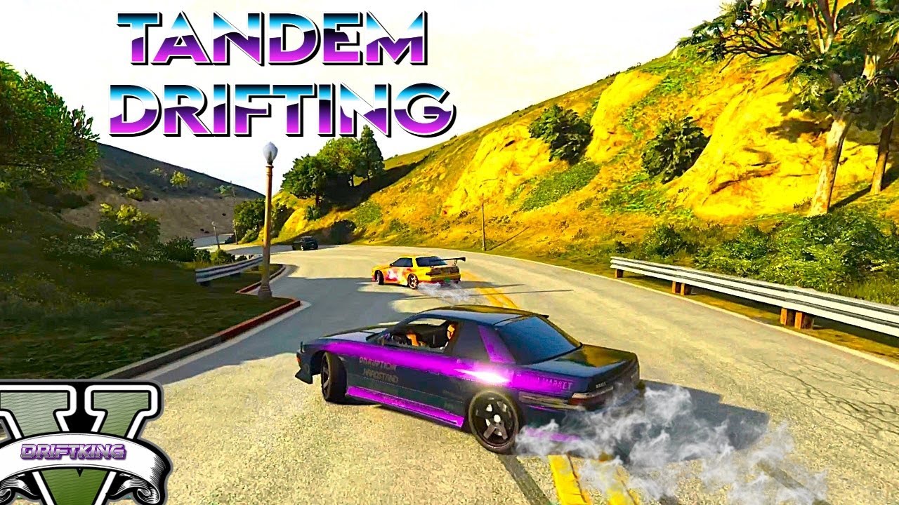 JDM TANDEM DRIFTING - GTA V ONLINE - YouTube