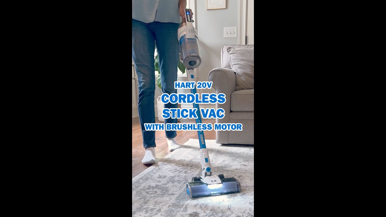 HART 20V Brushless Stick Vacuum Gen 2 - YouTube