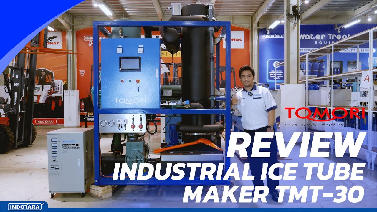 MESIN ICE TUBE 3 TON TMT-30K, MESIN KAPASITAS SEDANG UNTUK PABRIK ES KRISTAL - YouTube