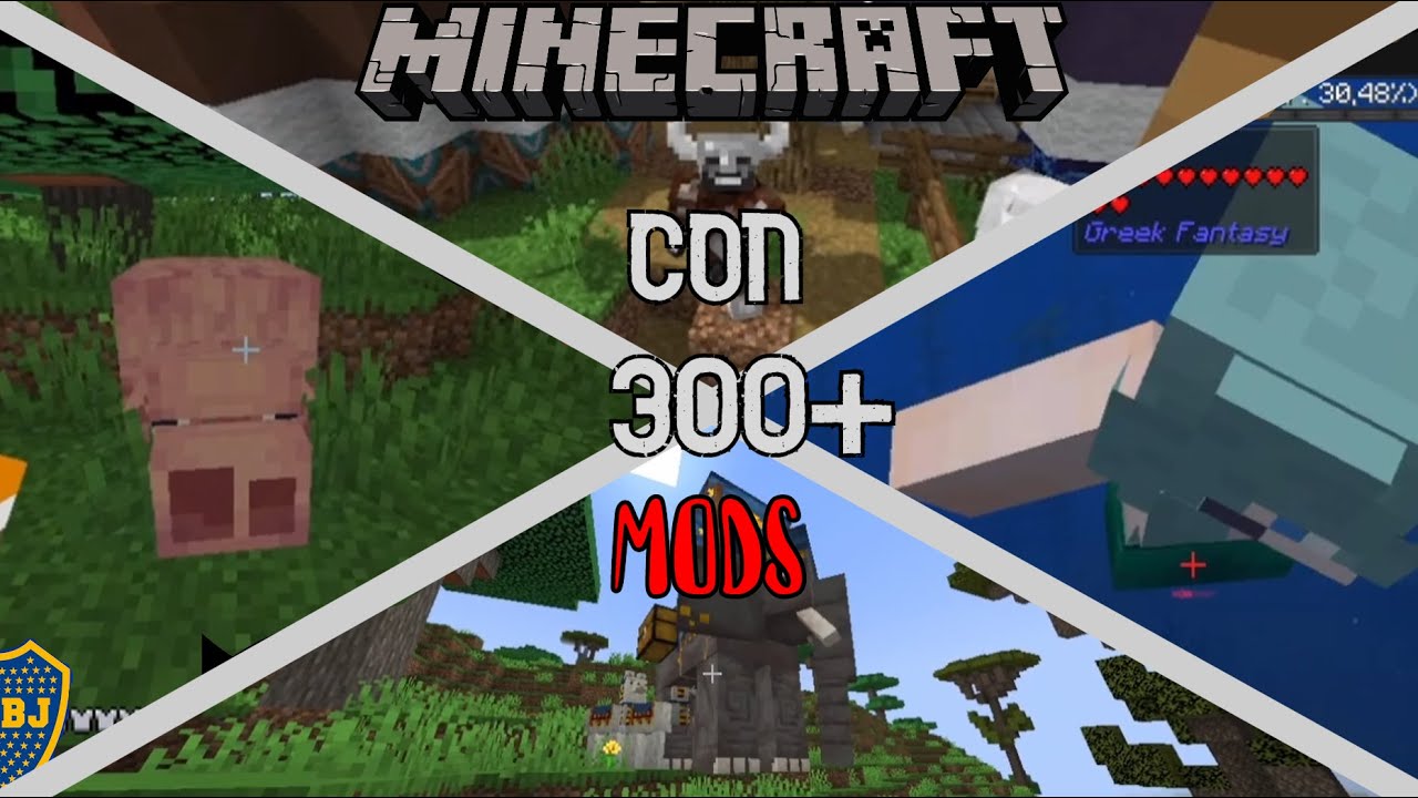MINECRAFT con DEMASIADOS Mods 😎 (+300) #2 - YouTube