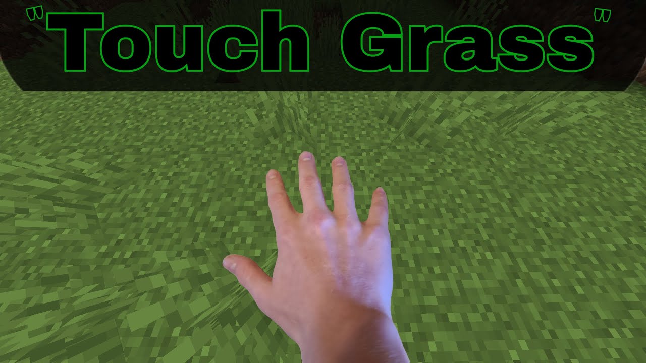 I Finally Touched Grass (In Minecraft) - YouTube