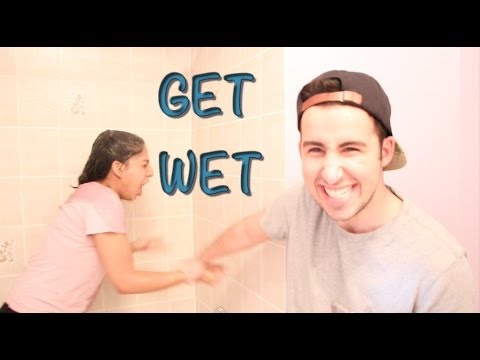 GET WET CHALLENGE | DanAndRiya - YouTube