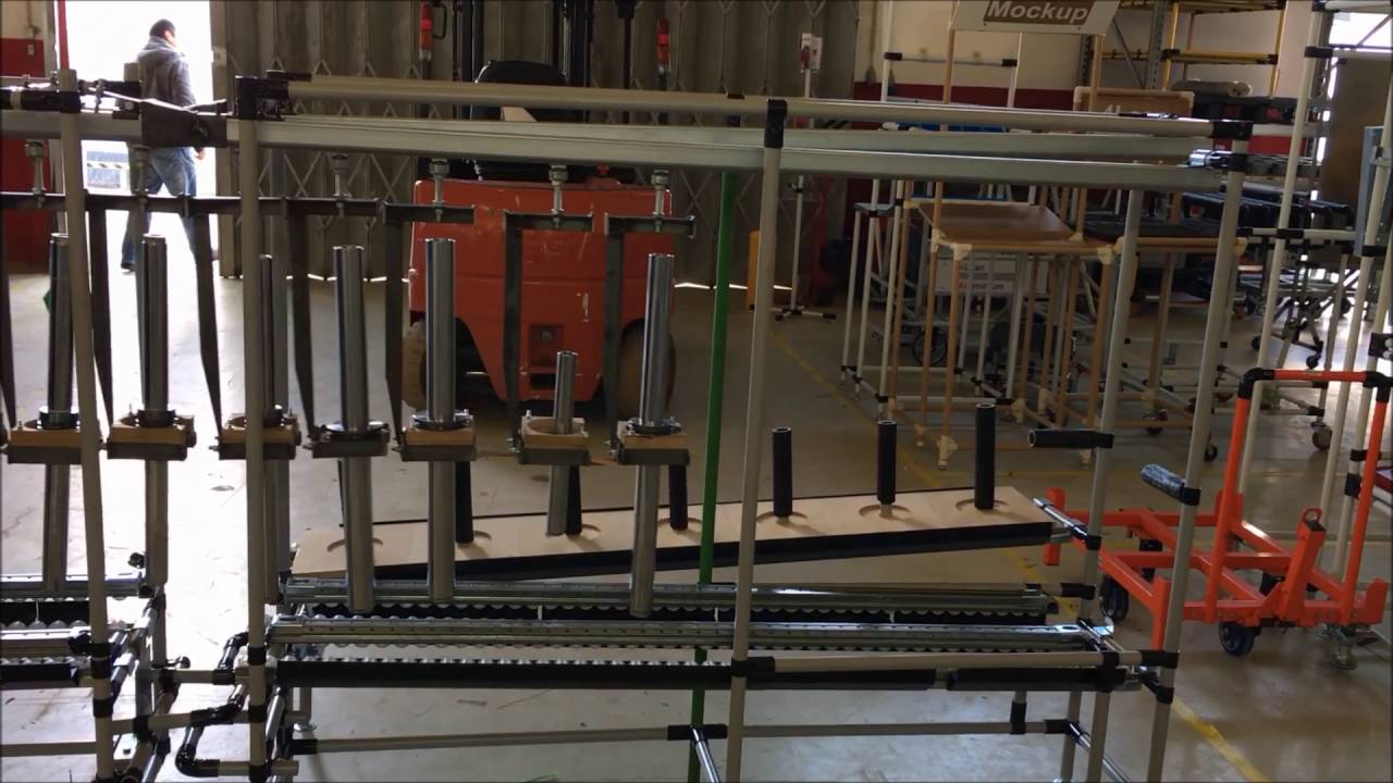 Lean Manufacturing - 4Lean -Hanging system - YouTube