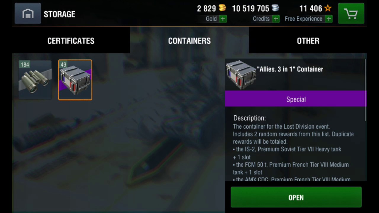 WOTB Opening Set of Containers "Allies. 3 in 1" (×50) - YouTube