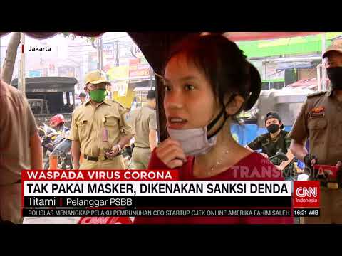 Sanksi Denda Dikenakan Karena Tak Pakai Masker | COVID-19 UPDATE (20/7/20)