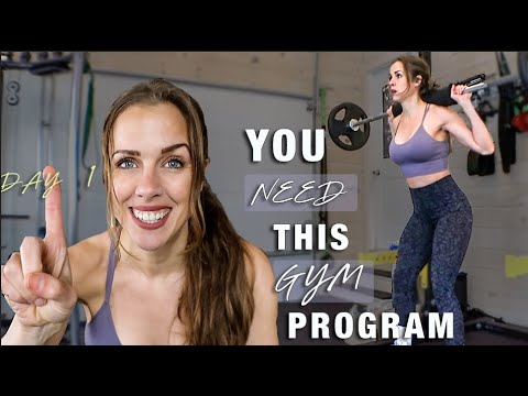 WEIGHT LIFTING “GYM” program YOU NEED - DAY ONE | 3 Day Split | Full ...