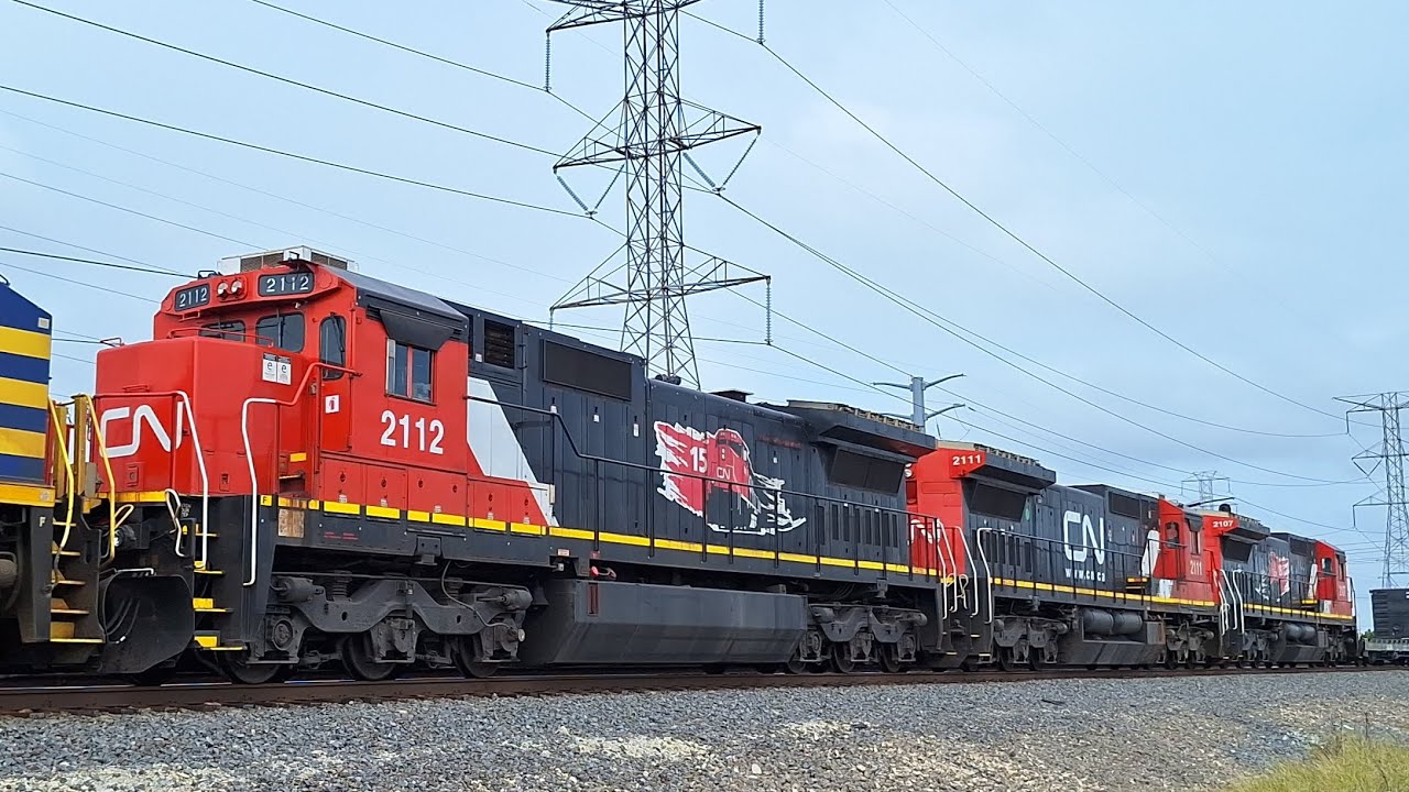 A490 With 3 DIT CN Dash 8s Heading to Storage! (9/29/24) - YouTube