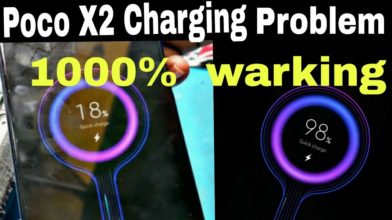 POCO X2 Charging Problem / Not Charging Dead Problem fix/how to poco ...