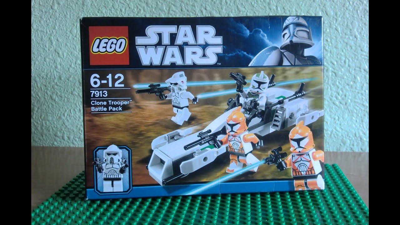 Lego Star Wars 7913 - Clone trooper Batlle pack - YouTube
