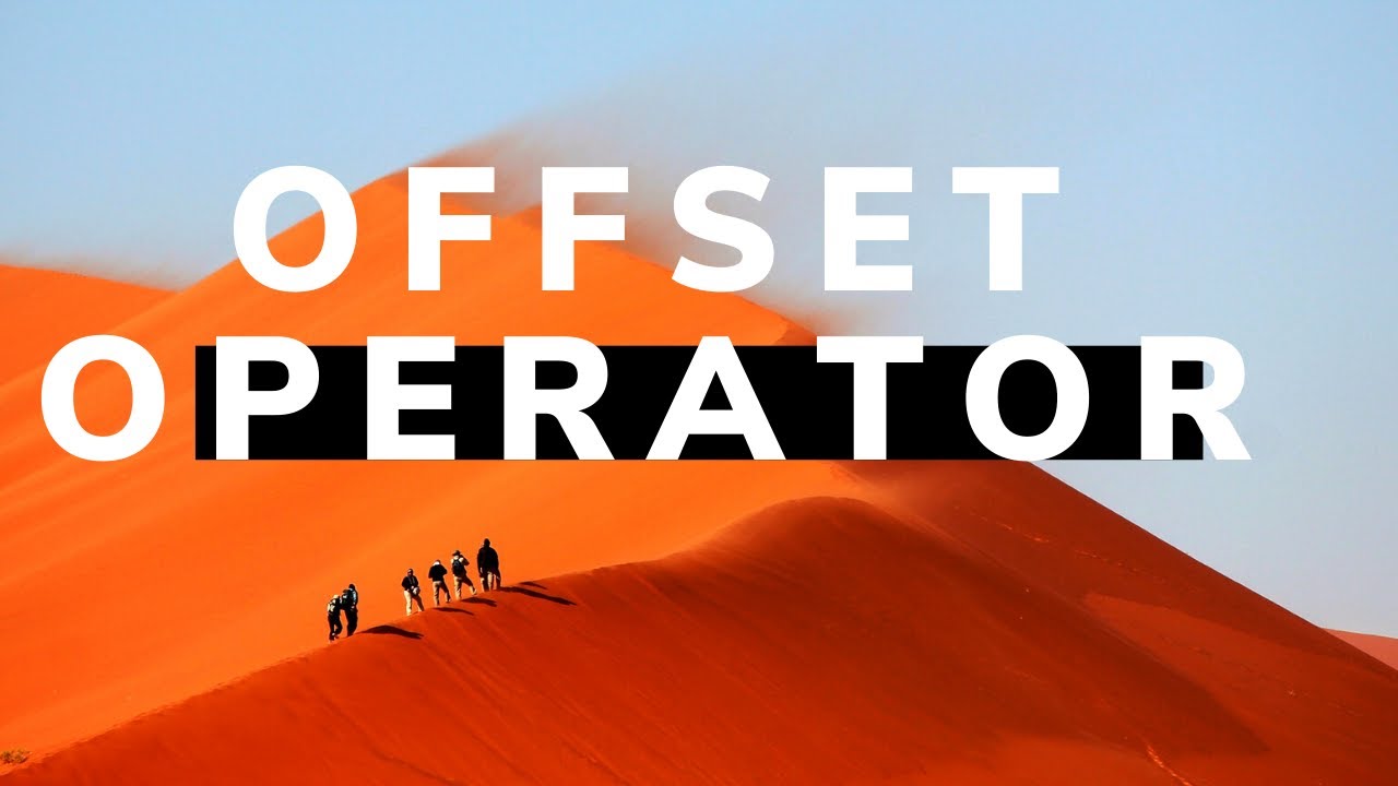 OFFSET OPERATOR - YouTube