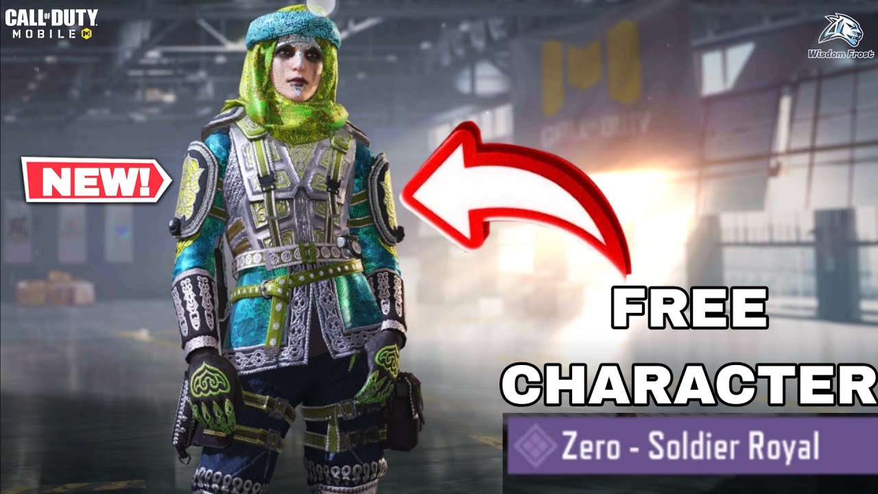 How to Get FREE Zero - Soldier Royal Character Cod Mobile 2024 - YouTube